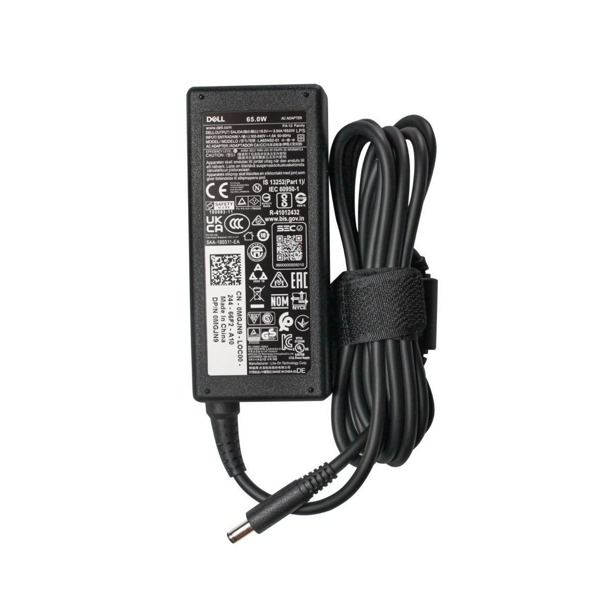 Dell 450-ALOD 65W AC Power Supply 4.5mm x 3.0mm Laptop Genuine Adapter